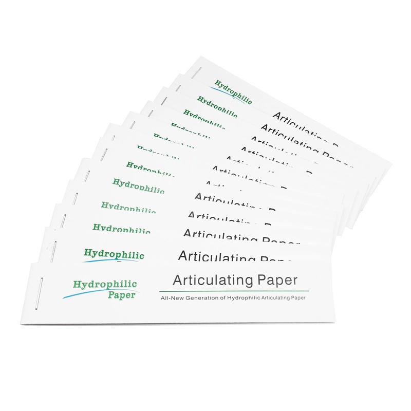 Dental Hydrophilic Paper Articulating paper 12 Books Straight bar type ...