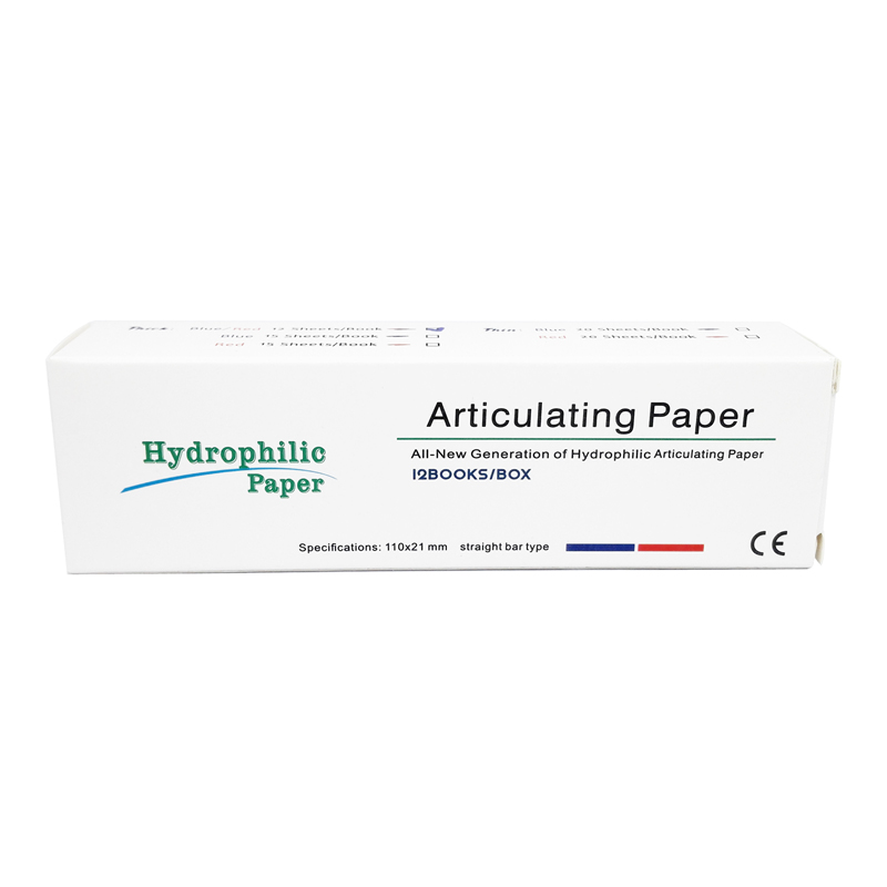 Dental Hydrophilic Paper Articulating paper 12 Books Straight bar type ...