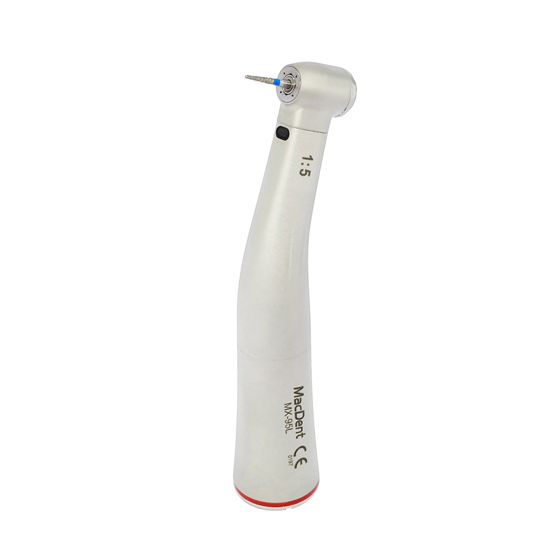 MacDent MX-95L Dental 1:5 Increasing Fiber Optic Contra Angle Handpiece ...