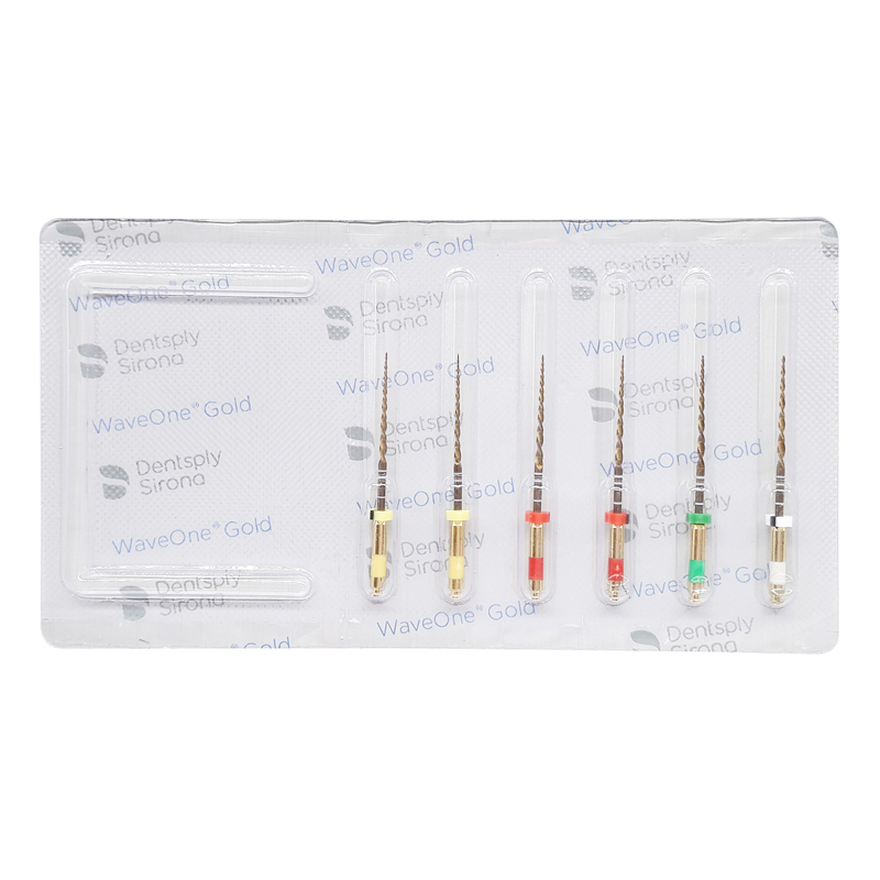 Dentsply Sirona WaveOne Gold Dental Endodontic Root Canal Files 6pcs/pack