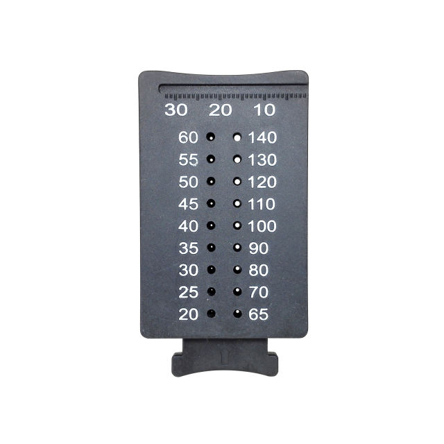 `Dental Gutta Percha Points Root Files Gauge Cutter Measure Ruler