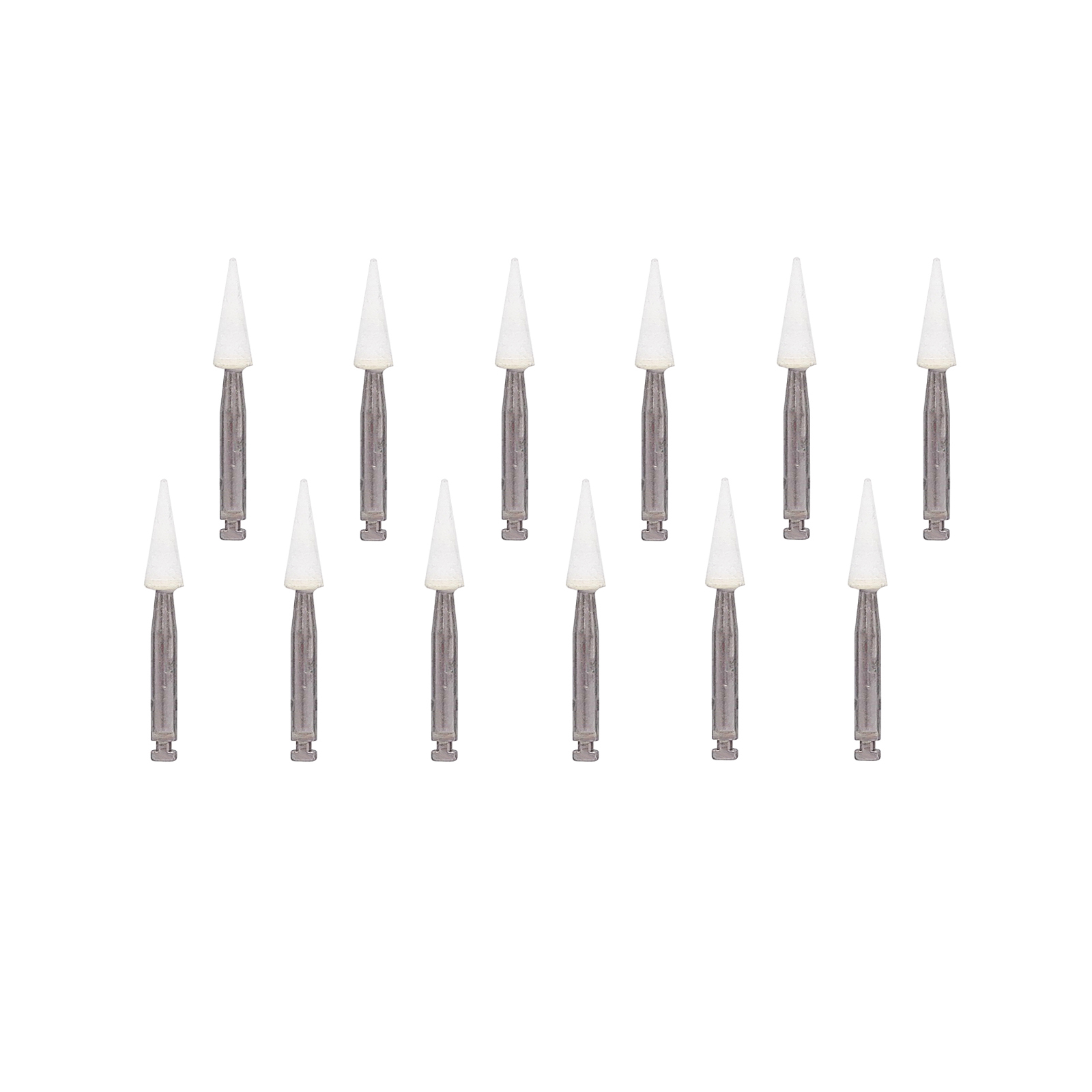 `Dental Polishing Stone Cone Round Shape RA 2.35mm Bur 12 Pcs/Set