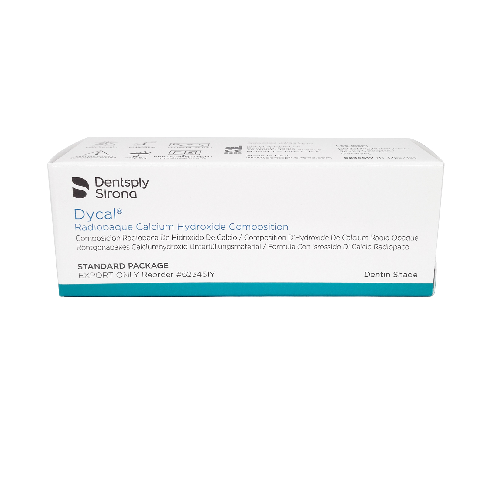 **DENTSPLY DYCAL Dentin Radiopaque Calcium Hydroxide dental pulp cap