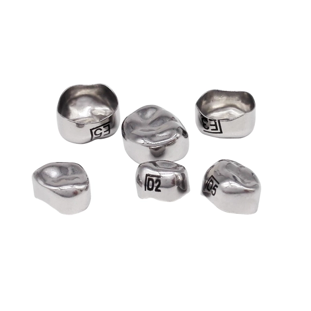 `48pcs Dental Kids Primary Molar Crown Stainless Steel Pediatric ...