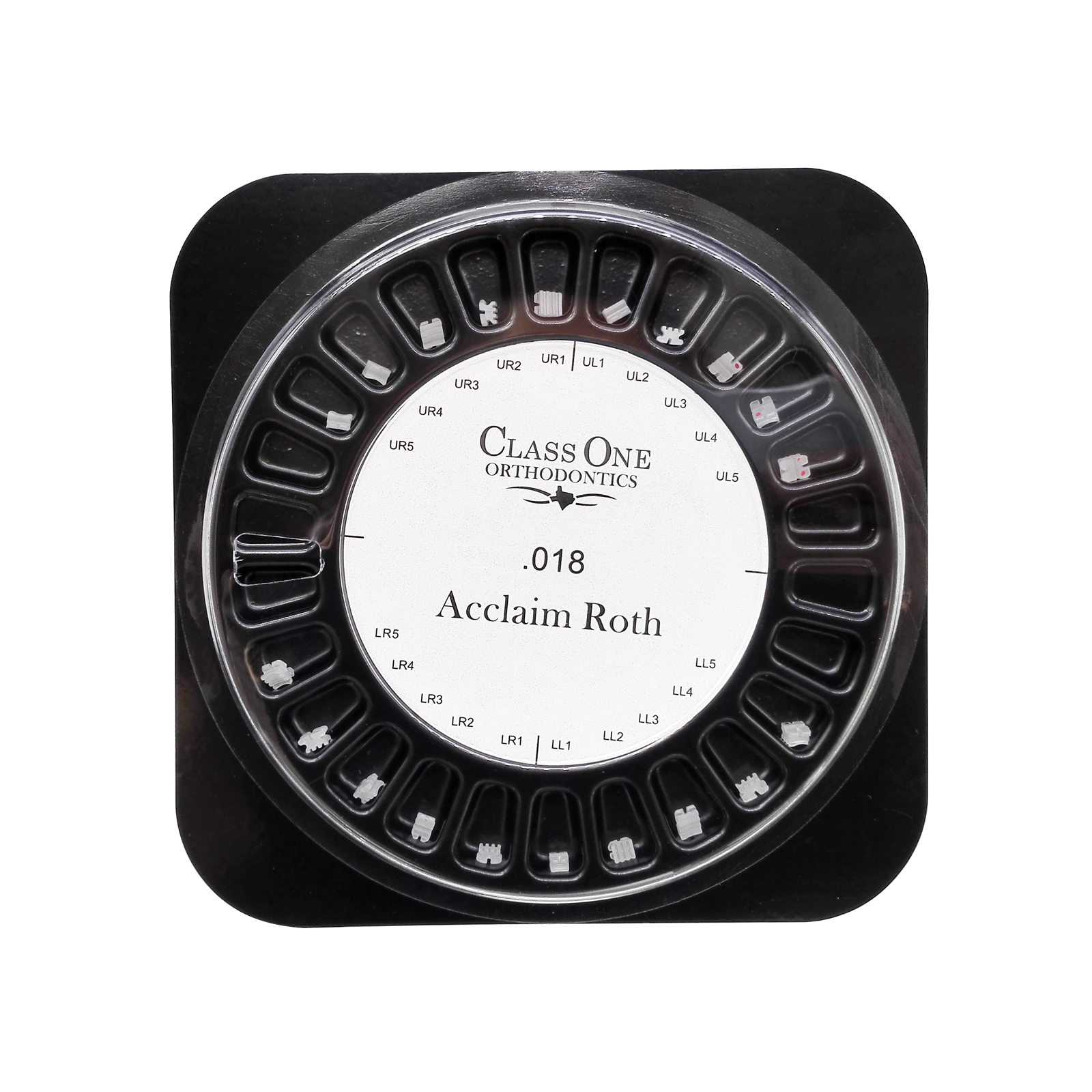 `Dental Orthodontic Class One Ceramic Bracket Brace 018/022 Roth/MBT ...
