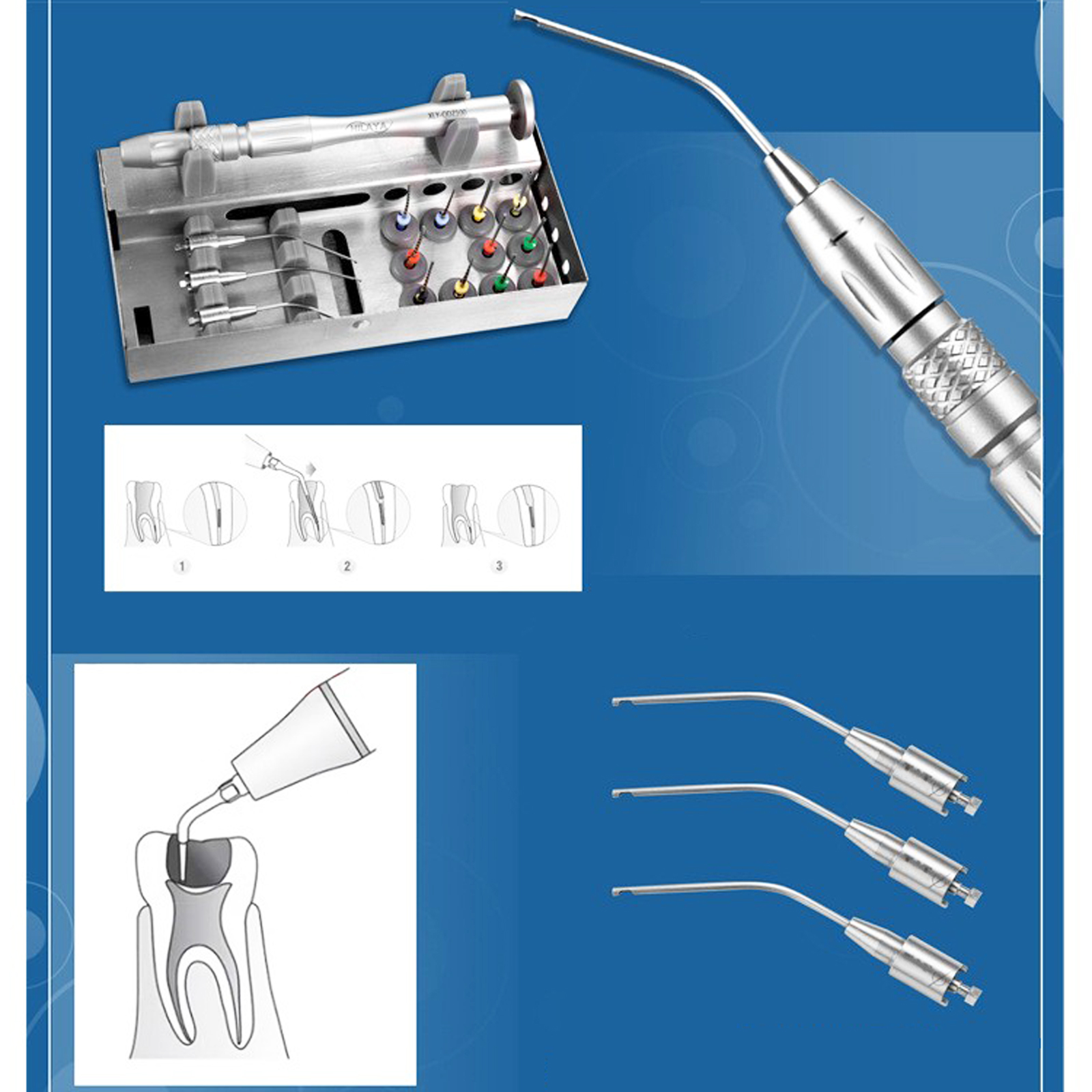 `Dental Root Canal File Extractor Broken Files Removal Kit Crab Claw ...