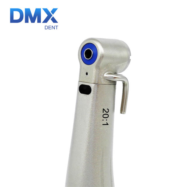 `DMXDENT SG20L 20:1 Dental Fiber Optic LED Implant Contra Angle Low Speed Handpiece Fit NSK