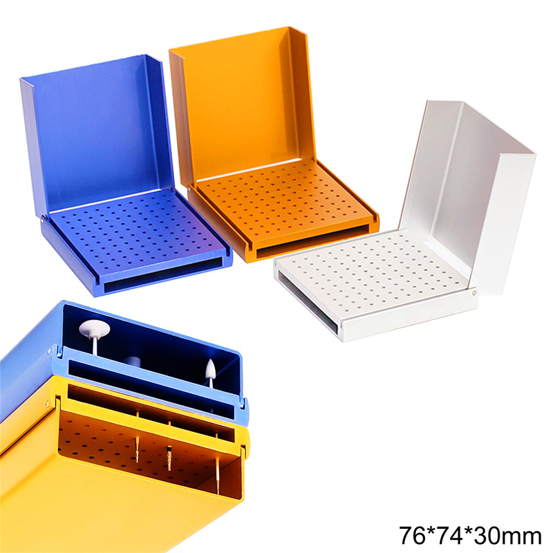 100 Holes Dental Burs Holder high speed diamond bur Block Holders ...