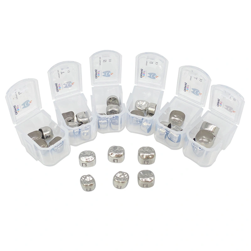 Dental Adult Permanent Molar Crowns Preformed Temporary Crown Stainless ...