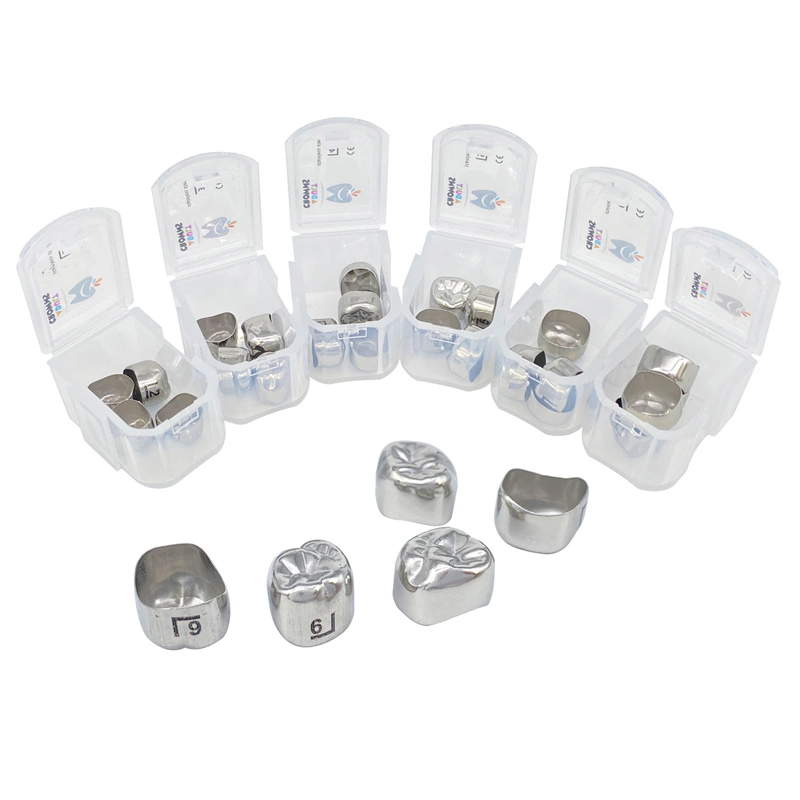 Dental Adult Permanent Molar Crowns Preformed Temporary Crown Stainless ...