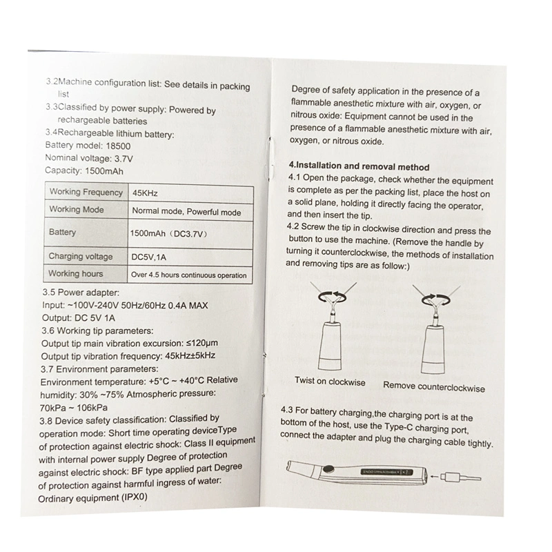 Dental Endo Ultra Activator Ultrasonic Endo Irrigator Root Canal ...