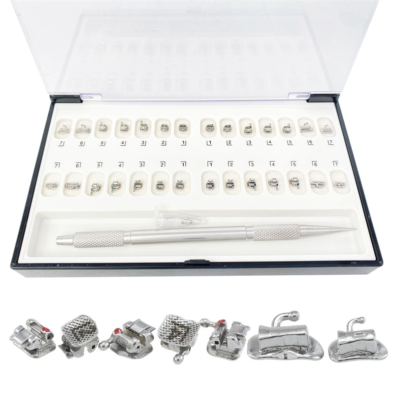 Damon Q Dental Orthodontic Self Ligating Brackets Ceramic Metal MBT 022 ...