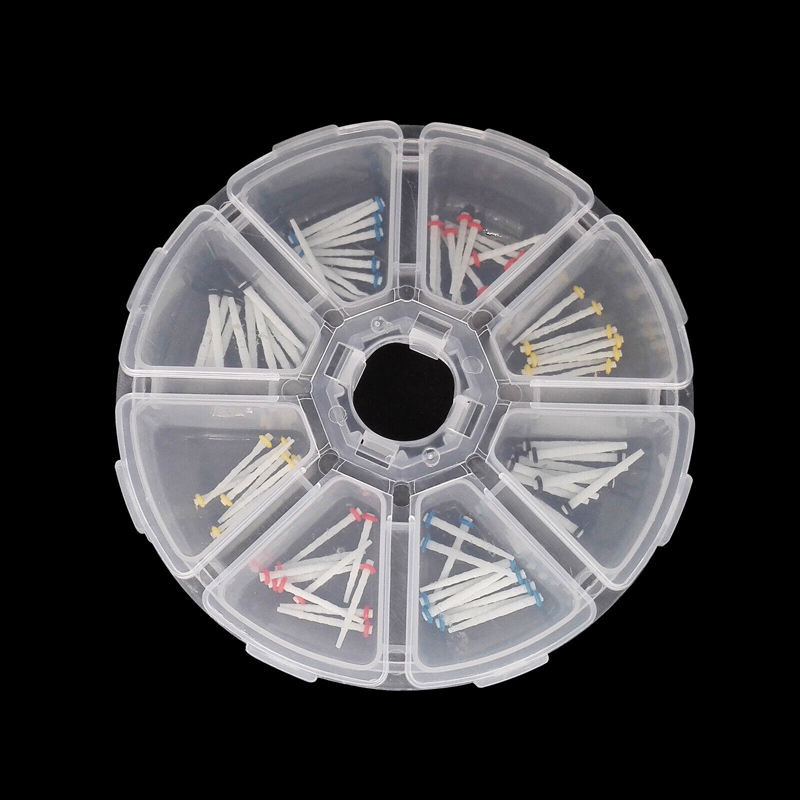 `Dental Endo Fiber Post Screw Glass Straight Thread Teeth Restorative ...