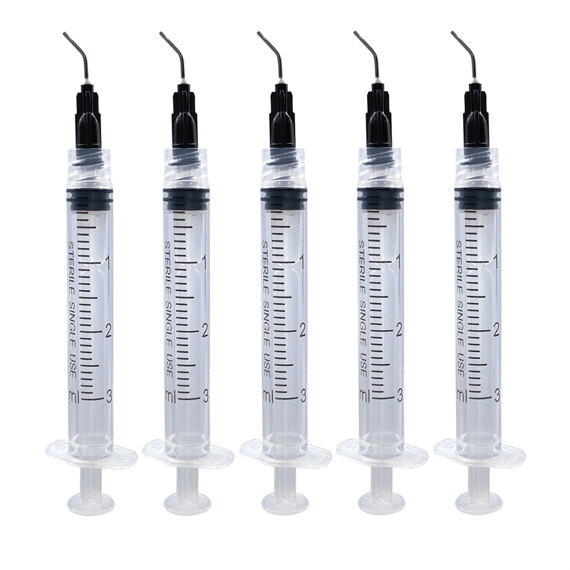 Dental Disposable Syringe Endo Refill Syringe Irrigation Tips with ...