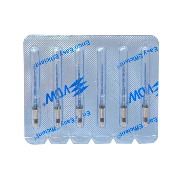 `VDW Reciproc Dental Endo Root Canal Rotary Drills Blue 6 Pcs/pack
