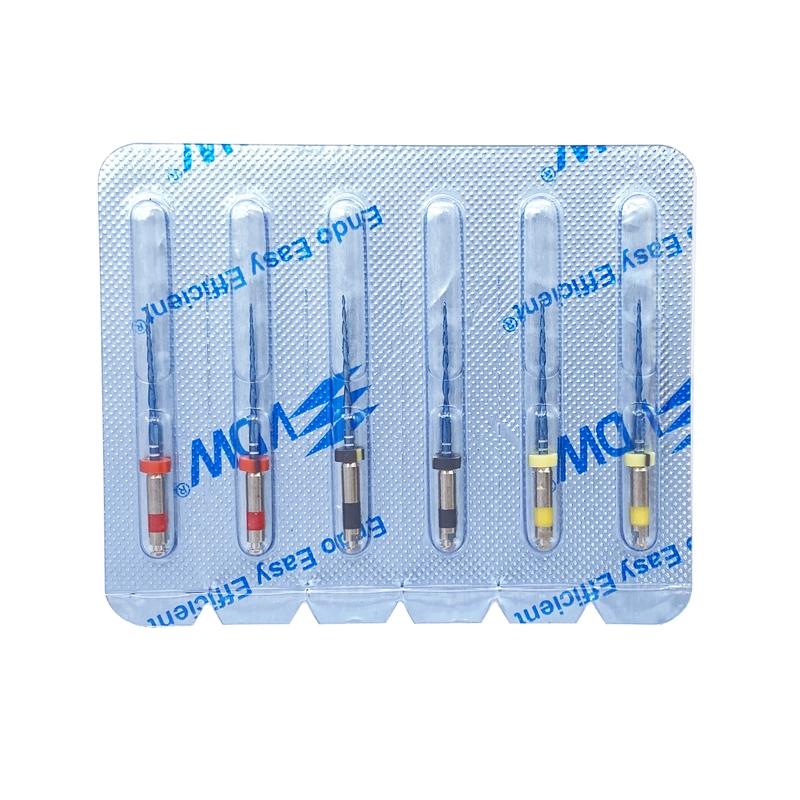 `VDW Reciproc Dental Endo Root Canal Rotary Drills Blue 6 Pcs/pack