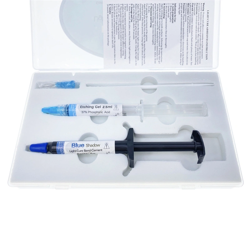 Fresh Dental Orthodontic Adhesive Light Cure Band Cement Blue Glue ...