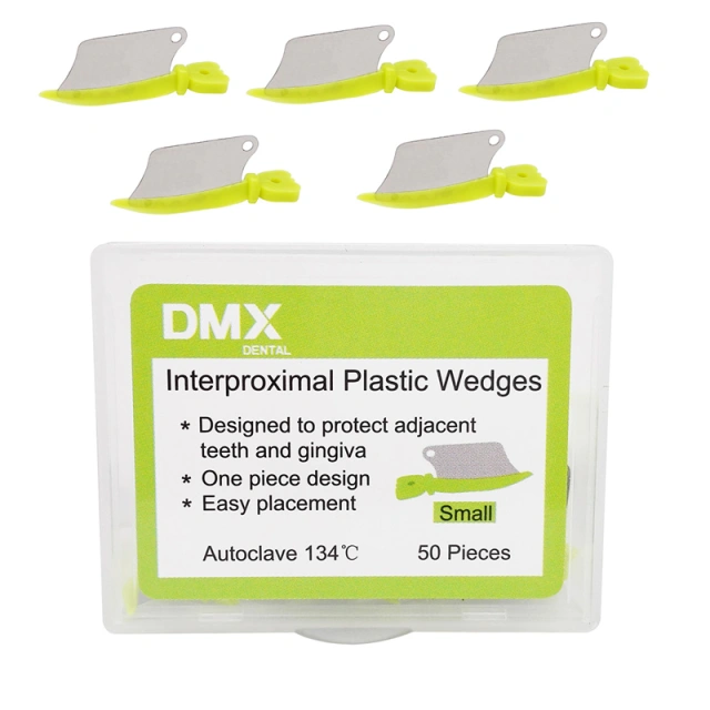 50Pcs/Box Dental Fender Interproximal Guard With Metal Small Wedges ...