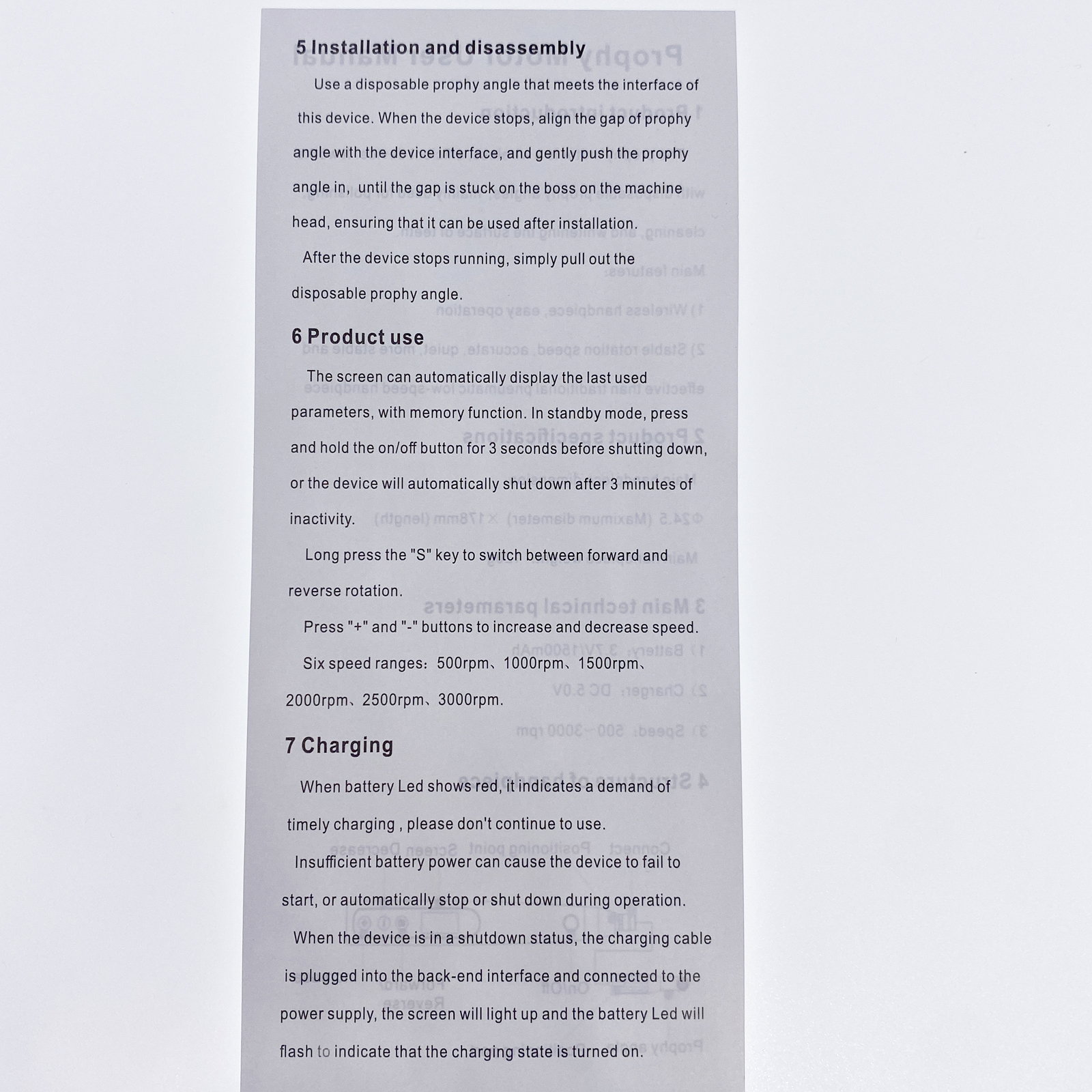 DMXDENT Dental Portable Hygiene Handpiece Cordless Wireless ...