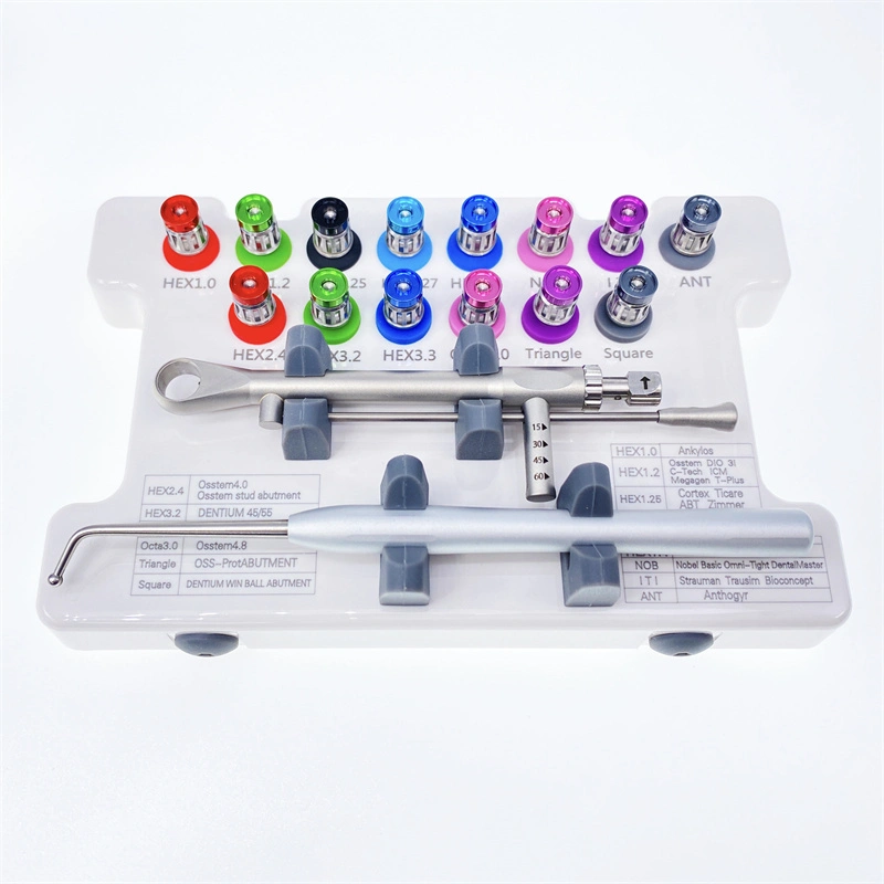 Universal Prosthetic Restoration Hand Driver Kit Dental Implant ...