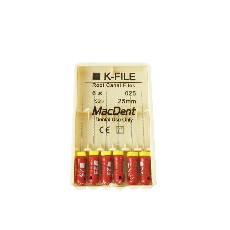 MacDent Dental Endo Endodontics Hand Use Root Canal K-File + Free Gift
