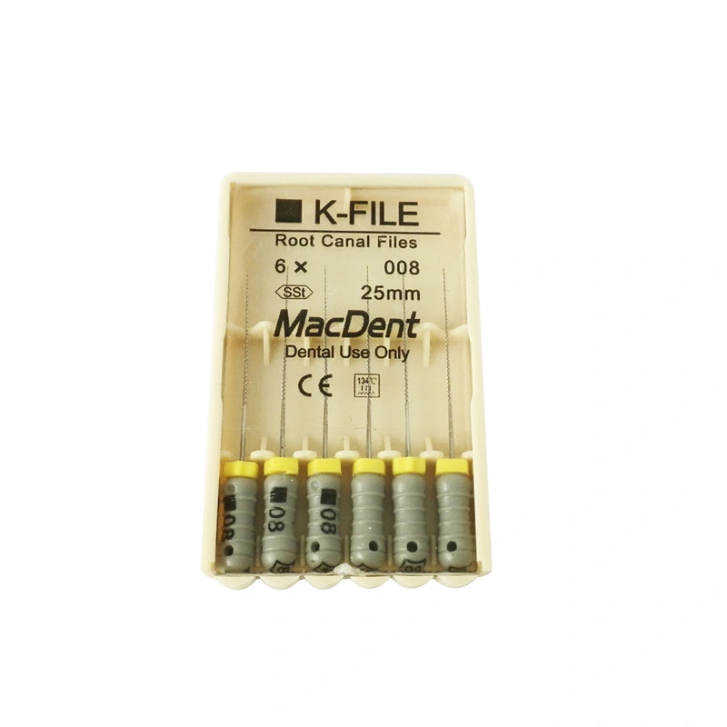 MacDent Dental Endo Endodontics Hand Use Root Canal K-File + Free Gift