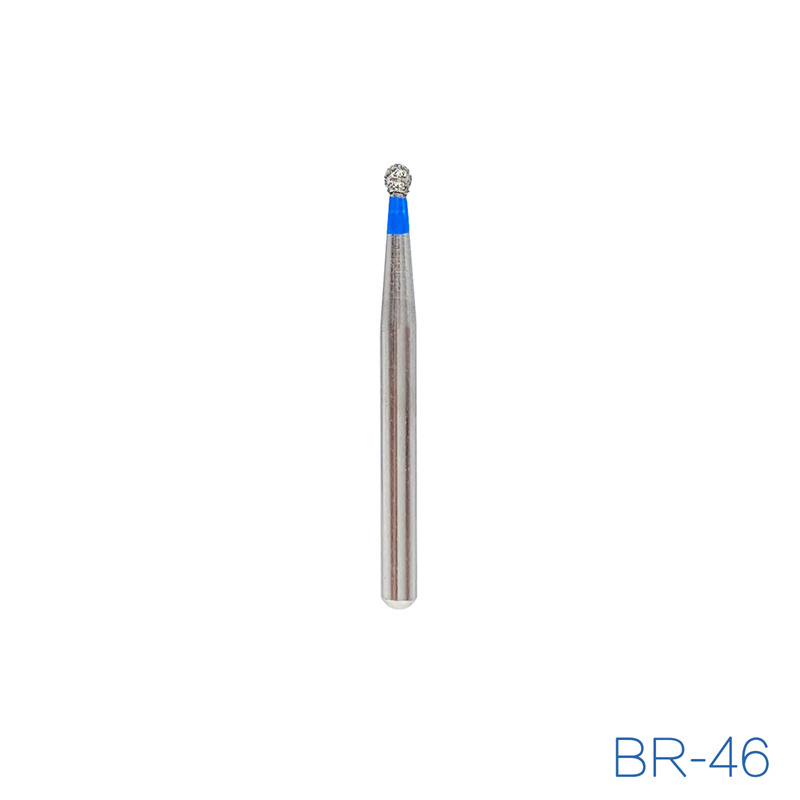 DMXDENT Diamond Burs BR Ball Round Dental FG1.6mm Bur For High Speed ...