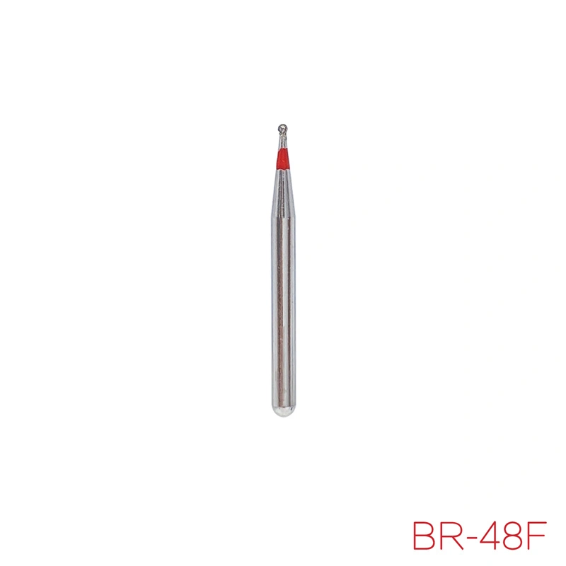 DMXDENT Diamond BR-48F Burs BR Ball Round Dental FG 1.6mm Bur For High ...