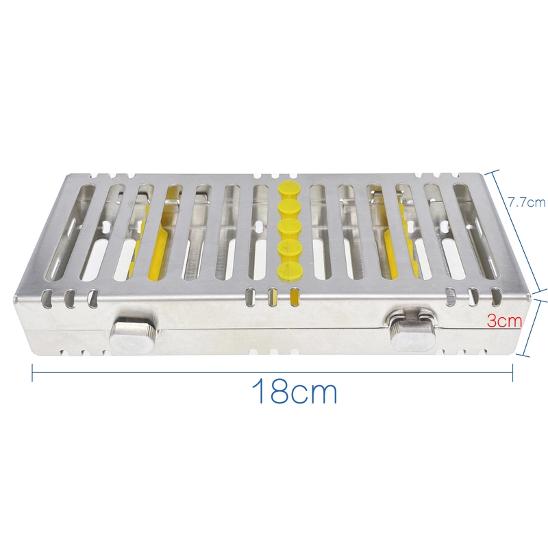 Dental Autoclave Cassette Tray Rack Metal Box Instrument Sterilization