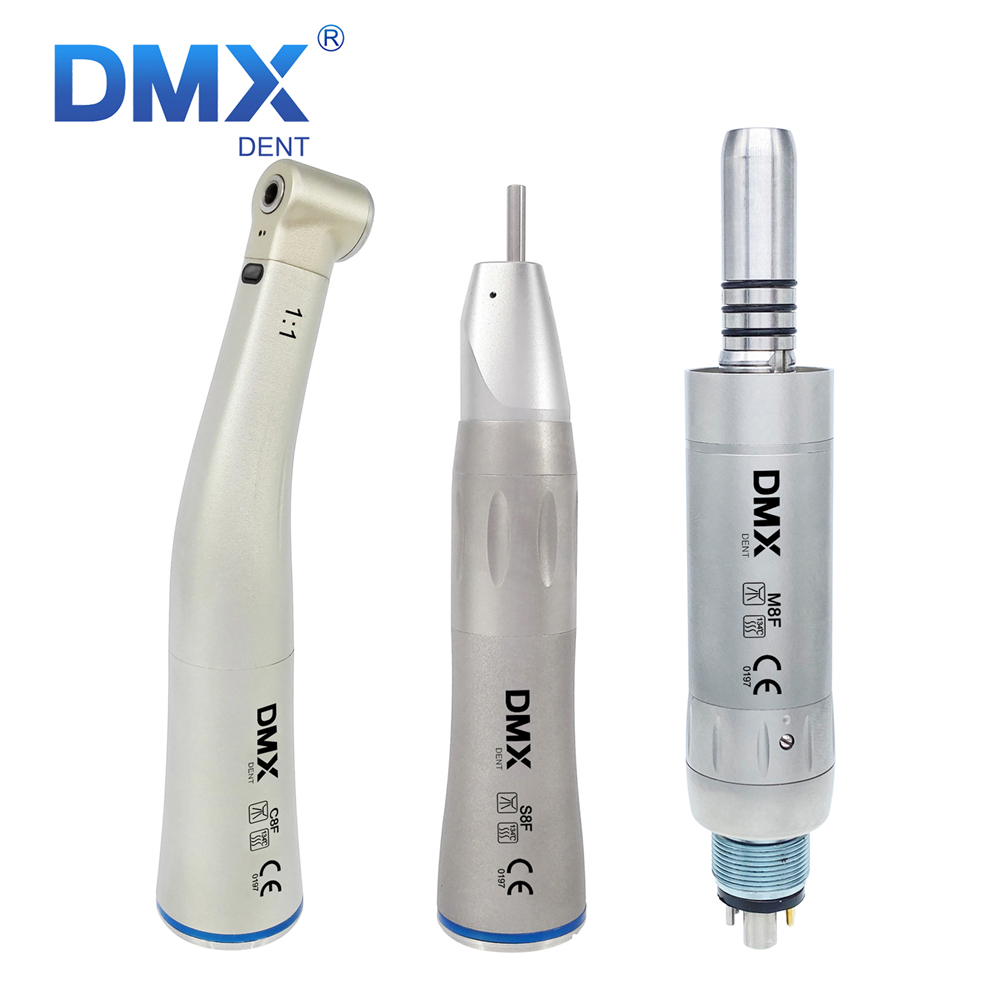 DMXDENT Dental Fiber Optic Dental Low Speed Handpiece Contra Angle ...
