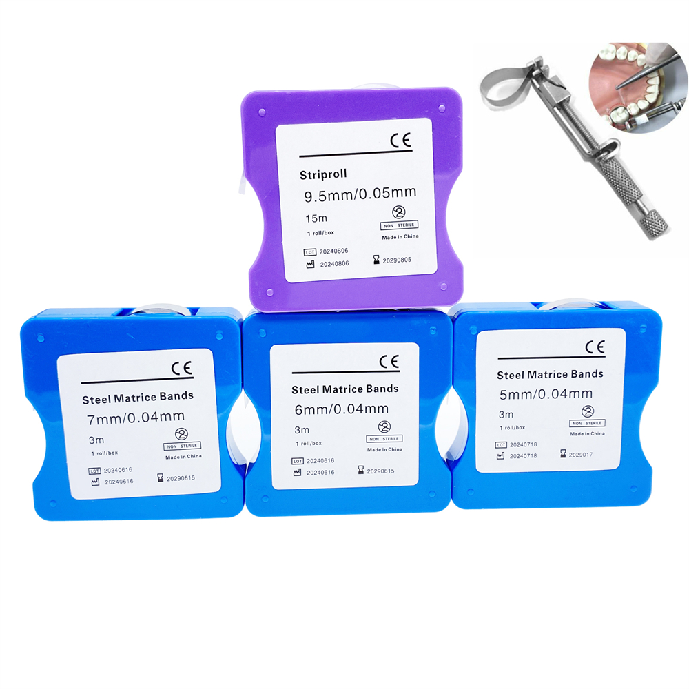 Dental Strip Roll SST Teeth Restoration Matrix Matrice Bands / Retainer