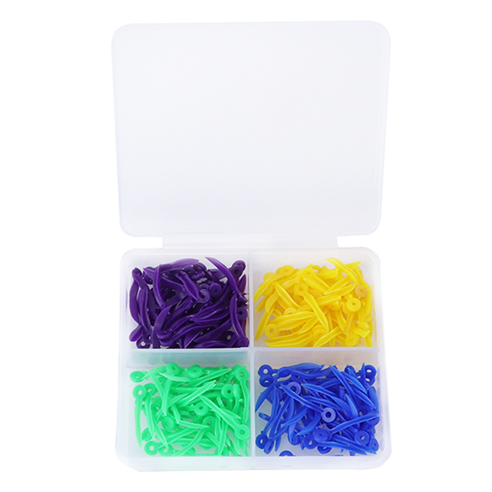 200Pcs Dental Tooth Gap Wedges with End Circular Holes Disposable ...