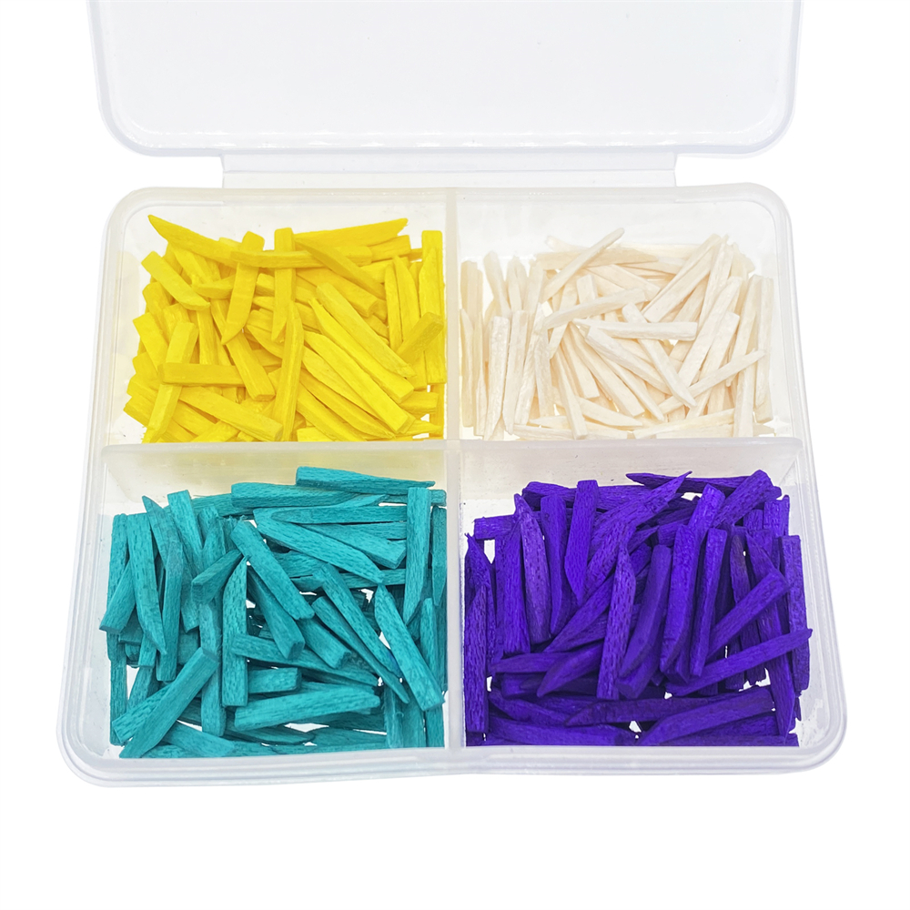 400pcs Mixed Dental Interdental Composite Contoured Wood Wooden Wedges ...
