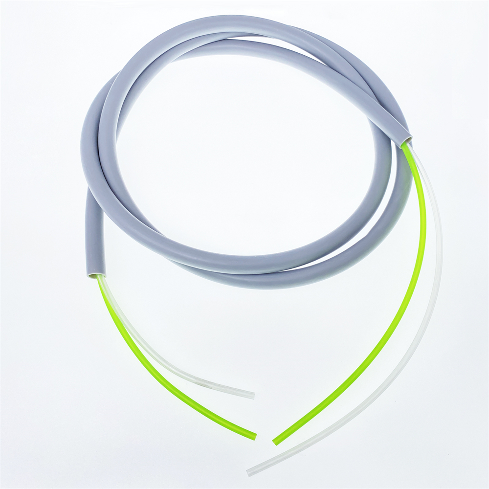 Dental Three Way Syringe Tubing Silicone Hose Tube for Pipe Water Air Spray