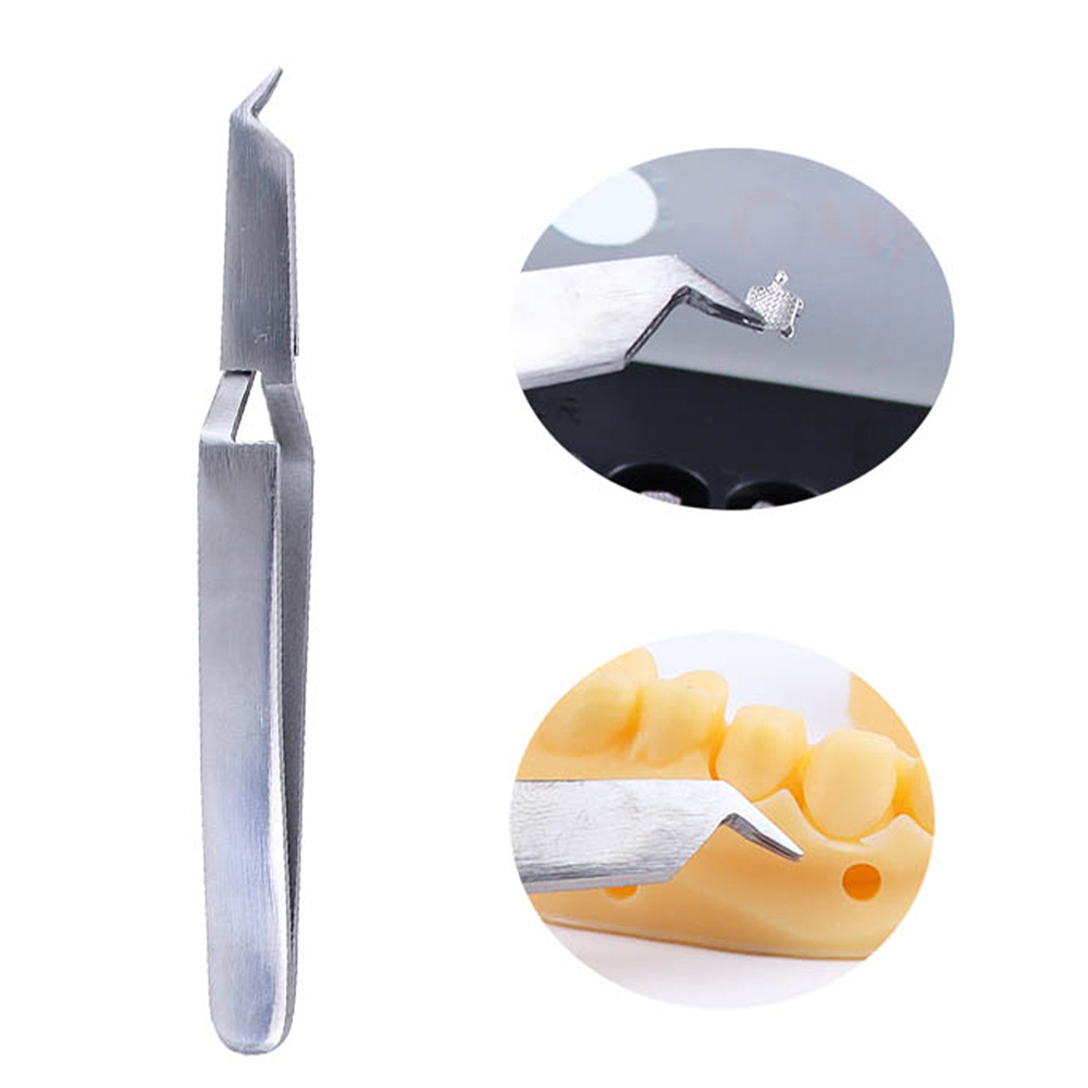 Dental Bracket Holding Tweezers Orthodontic Placing Reverse Action Forceps