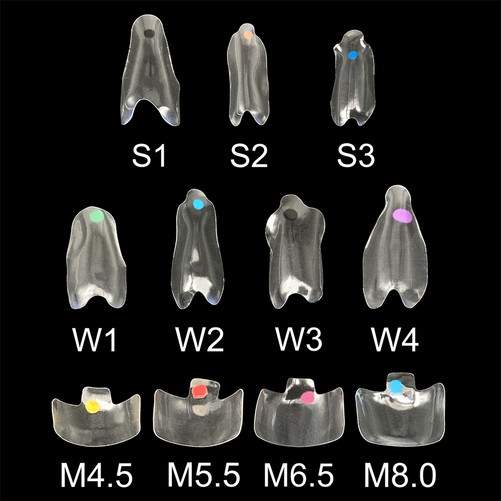 10Pcs Clear Matrix Dental Anterior Posterior Transparent BT Matrices ...