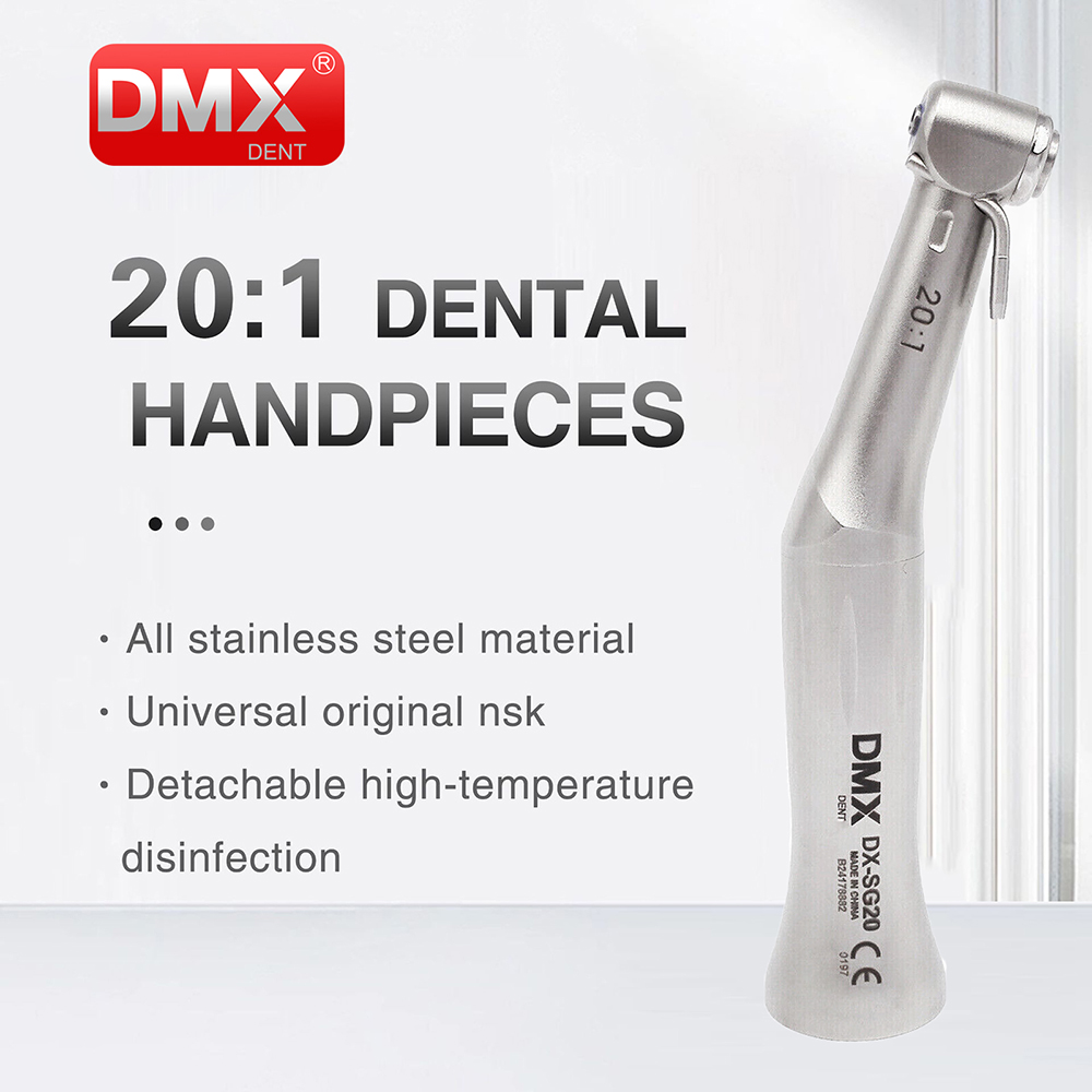 DMXDENT DX-SG20 Dental 20:1 Reduction Implant Low Speed Contra Angle Handpiece