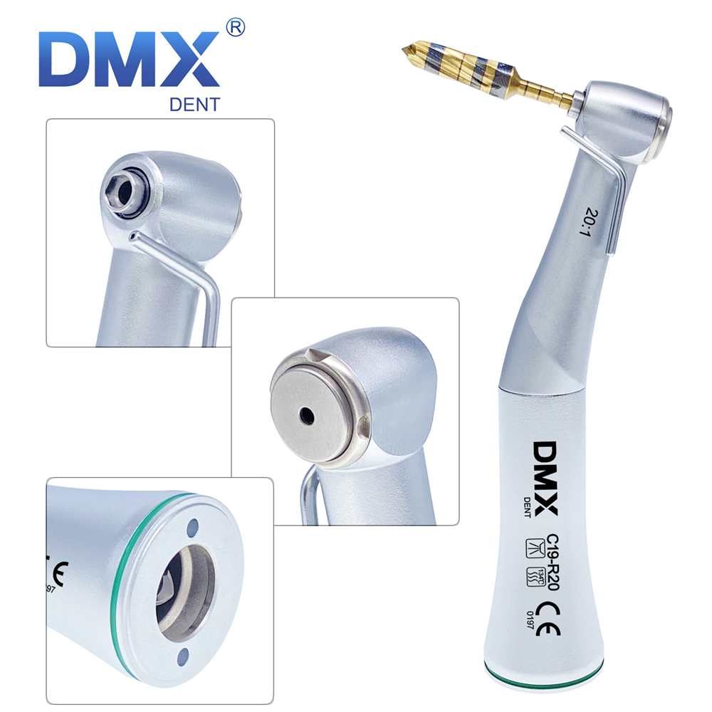 DMXDENT Dental Implant Surgical 20:1 Reduction Contra Angle Low Speed Handpiece