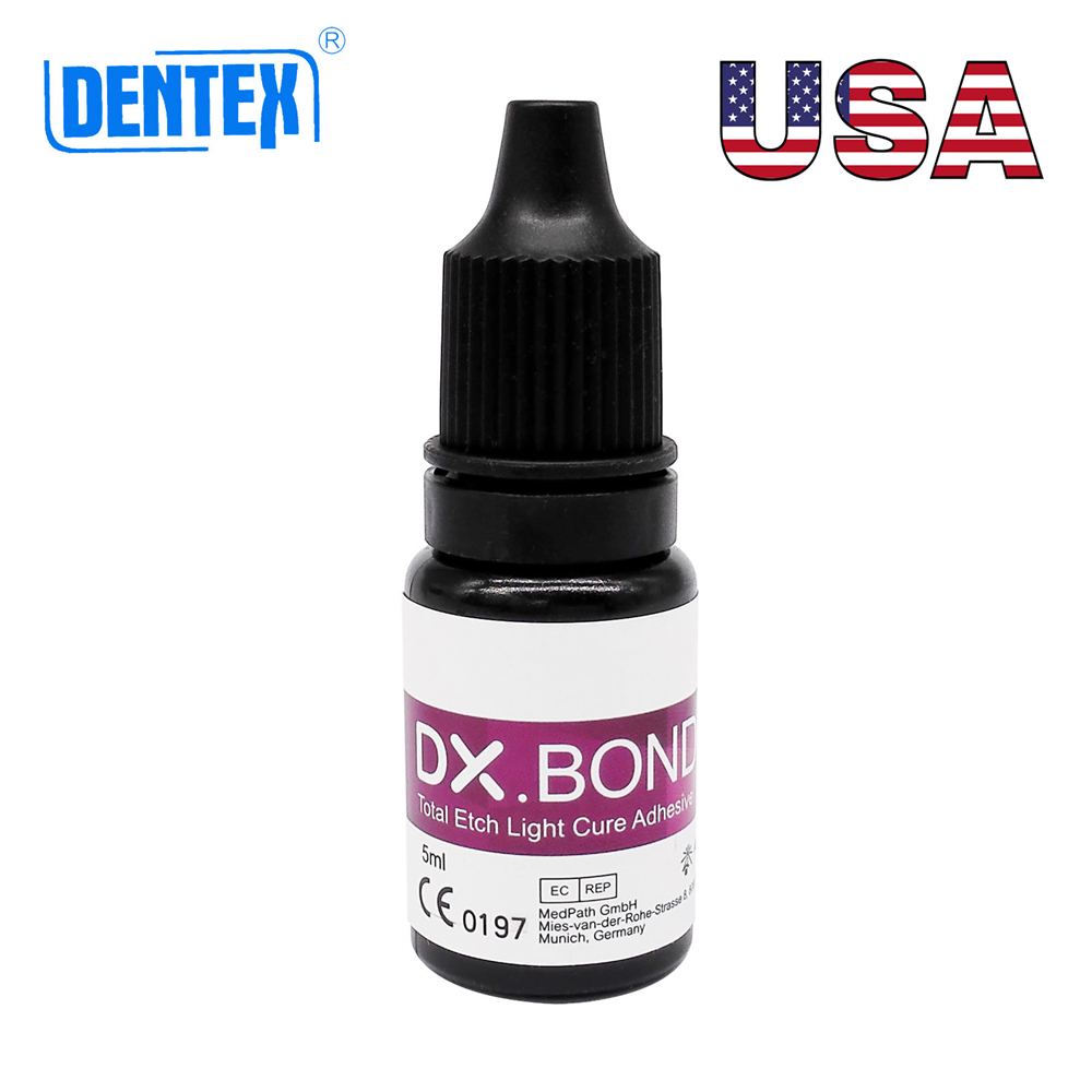 DENTEX DX Bond 5th Gen Dental Light Cure Dentin Enamel Resin Bonding ...