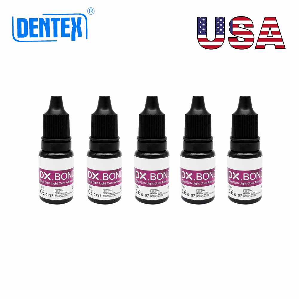 DENTEX DX Bond 5th Gen Dental Light Cure Dentin Enamel Resin Bonding ...