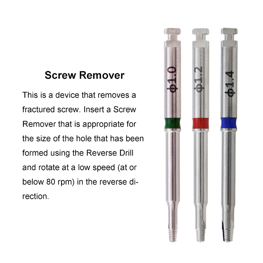 Dental Implant Broken Screw Remover Kit Surgical Tool Instrument