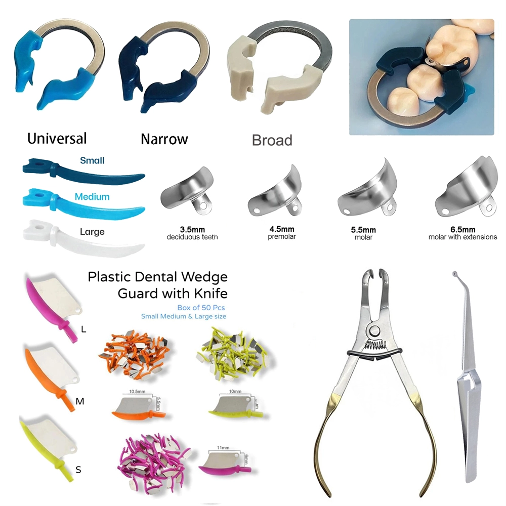 Dental Matrix Bands Ring Sectional Matrice Clamp Fit Garrison Palodent ...