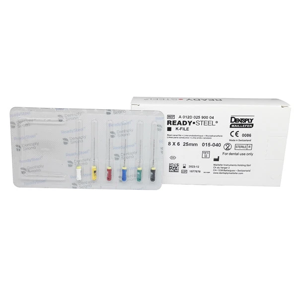 Dentsply Sirona Ready•Steel Dental Endodontics Endo Root Canal Hand Use ...