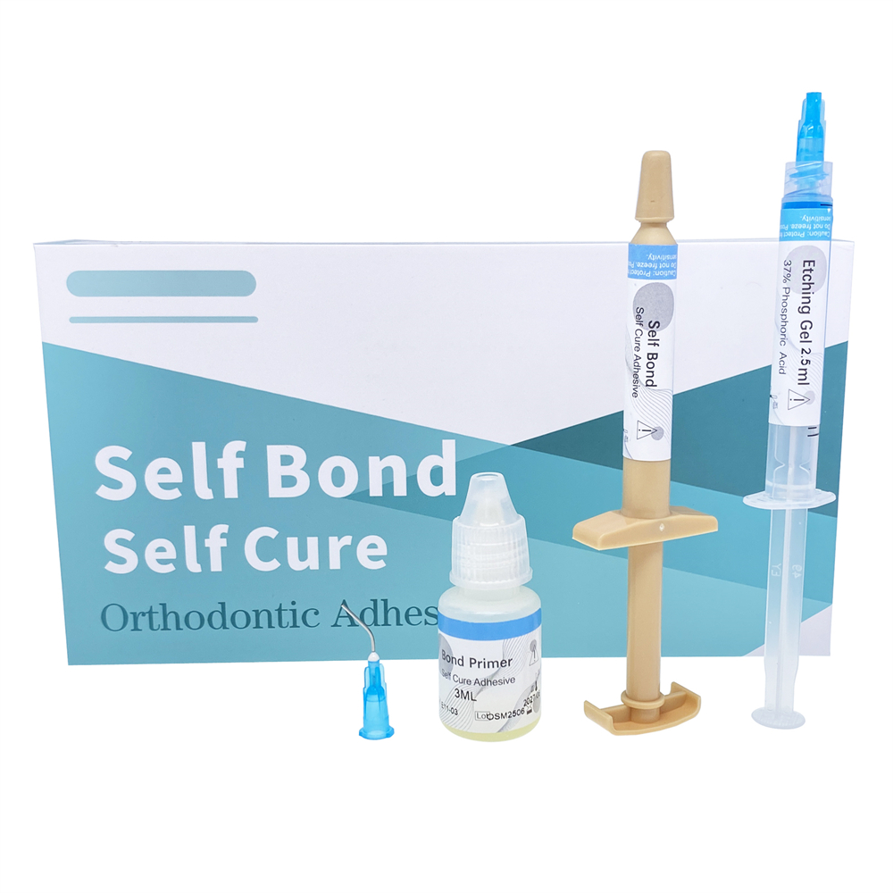 Dental Self Bond Self Cure Orthodontic Adhesive Kit Bonding Primer Etch Gel