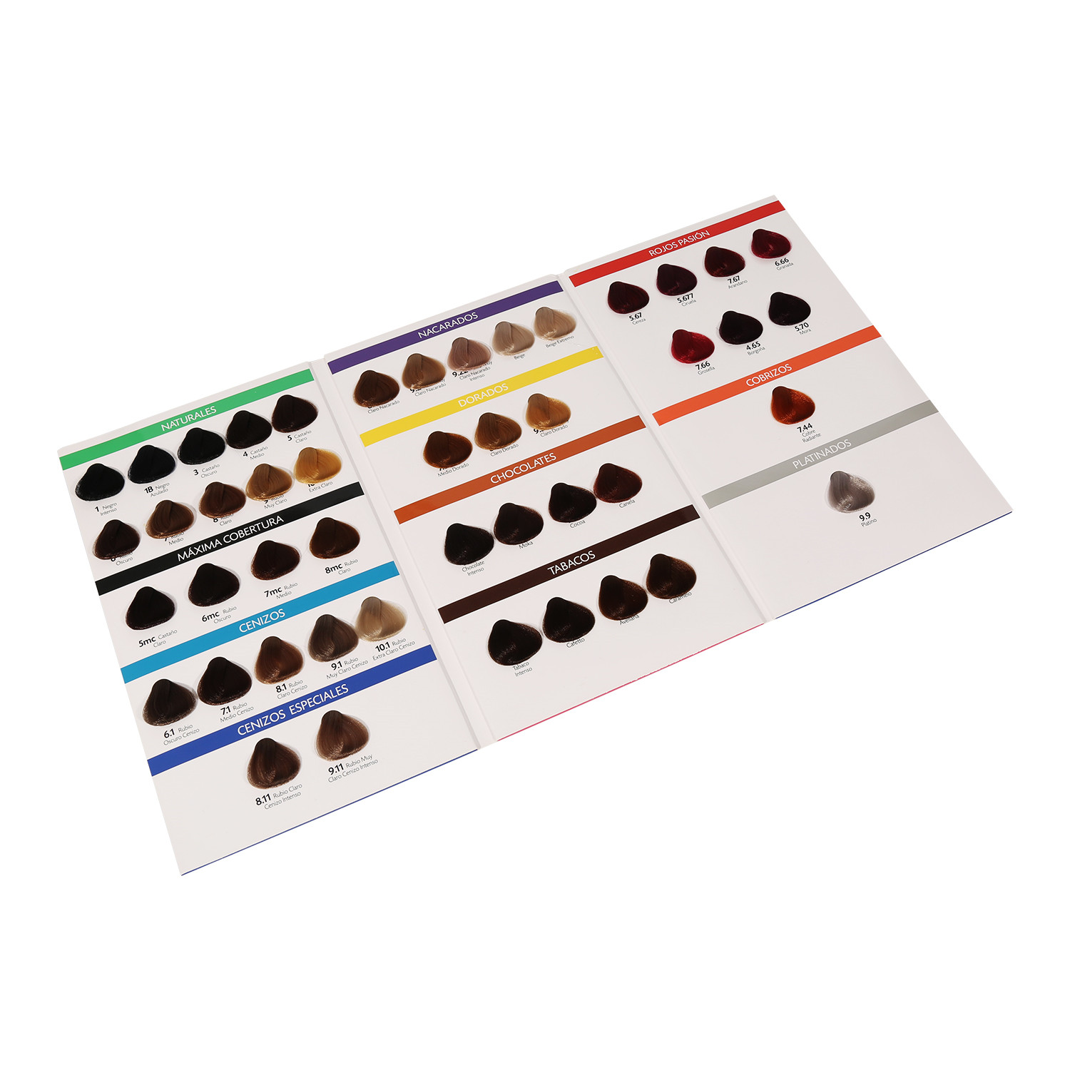 Hair color chart,Hair care supplies