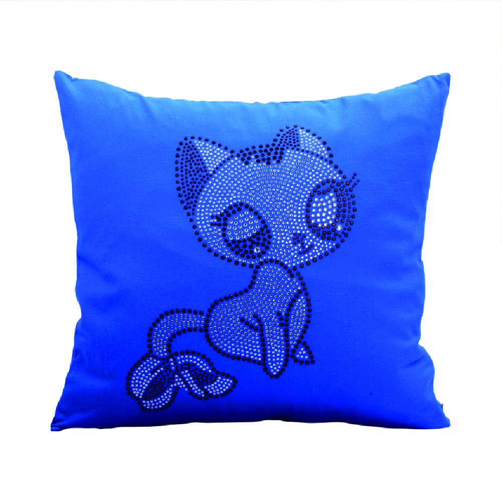 Colorful Pillow With Rhinestone Motif Custom,Rhinestone Sticker ...