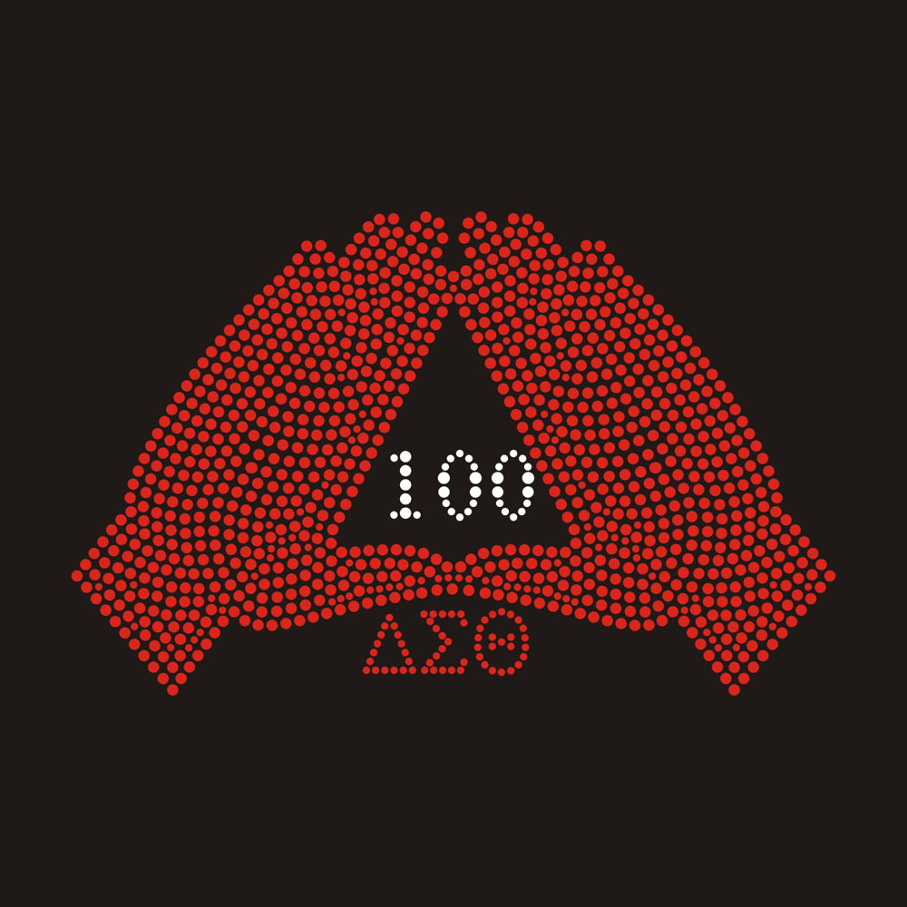 Custom 100 Delta Sigma Theta hands,AKA