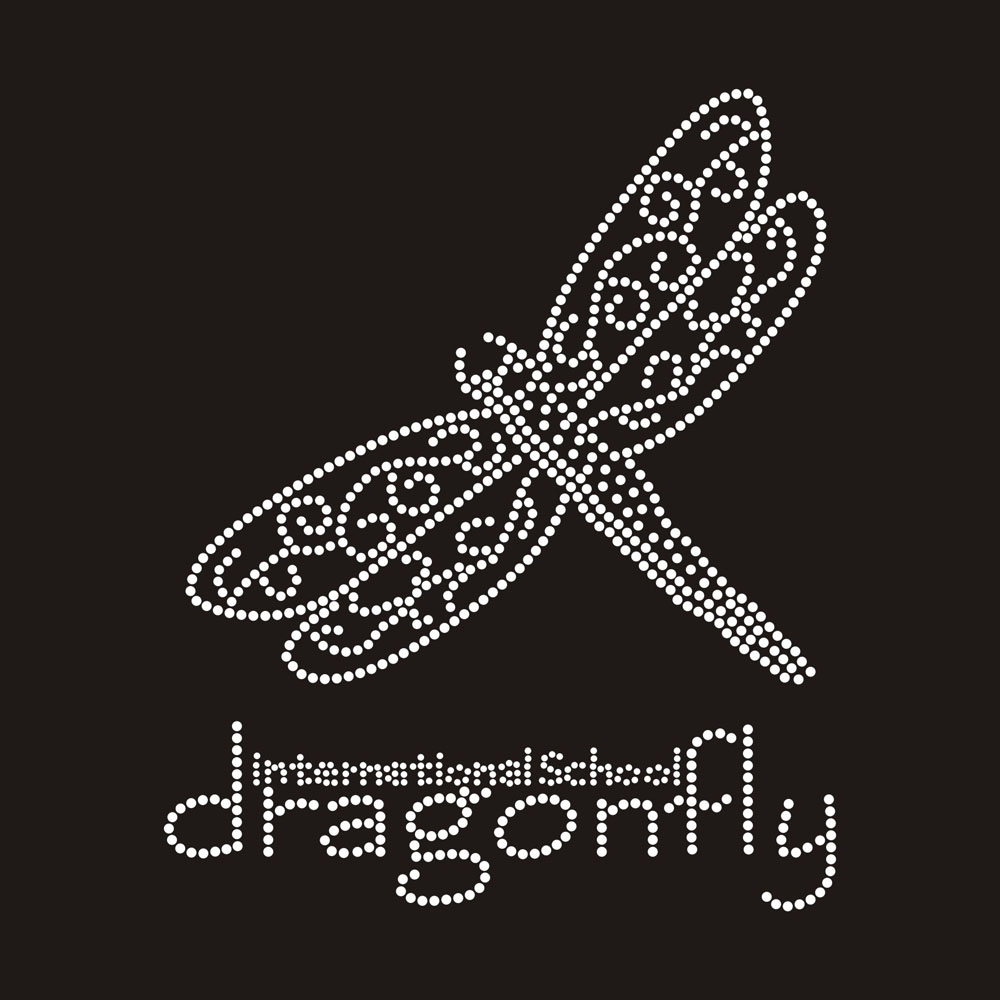 Custom bling Dragonfly rhinestone,animal