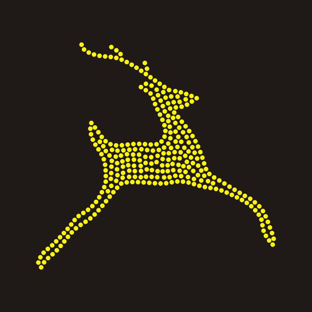 Custom sports deer rhinestone,animal