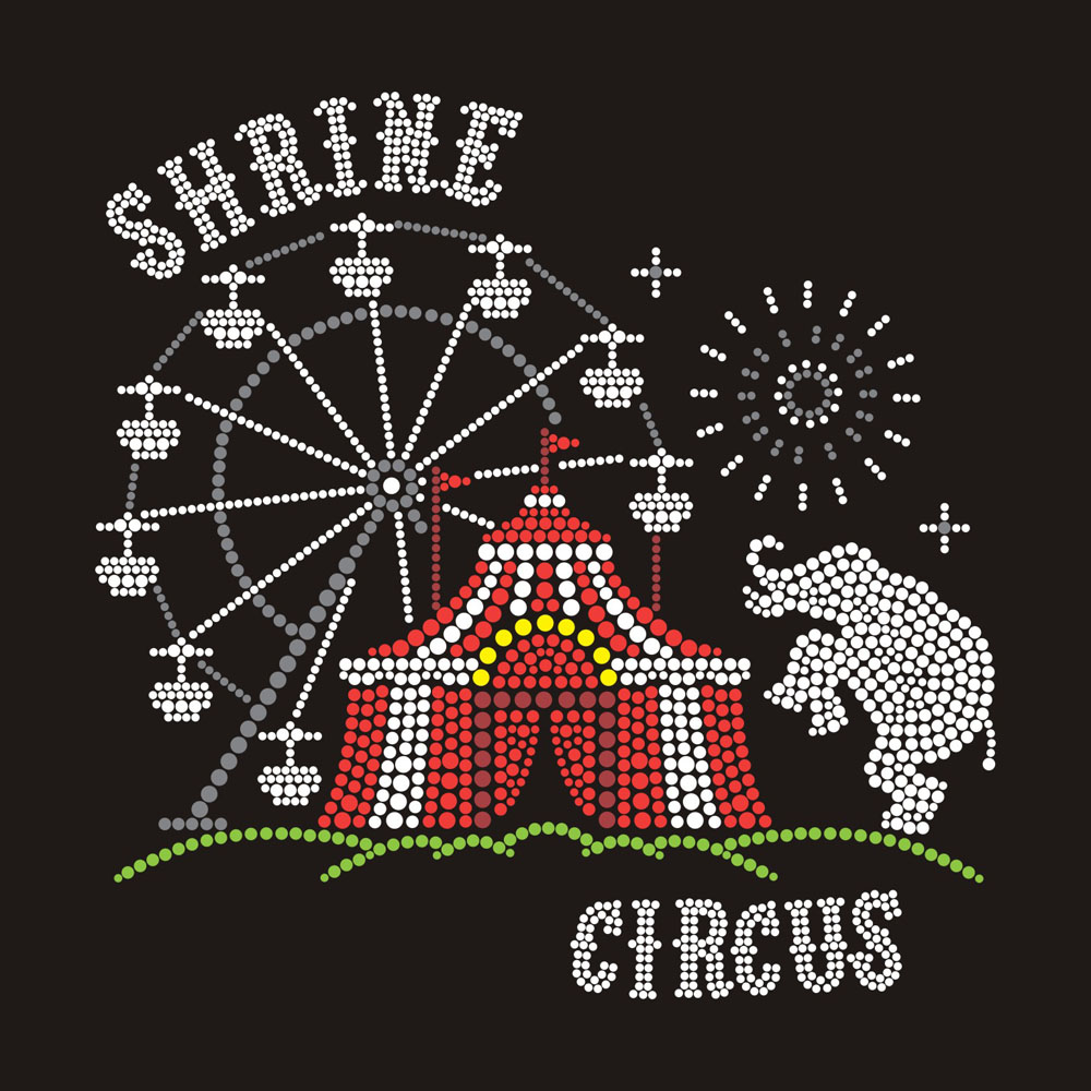 Custom happy circus design,animal